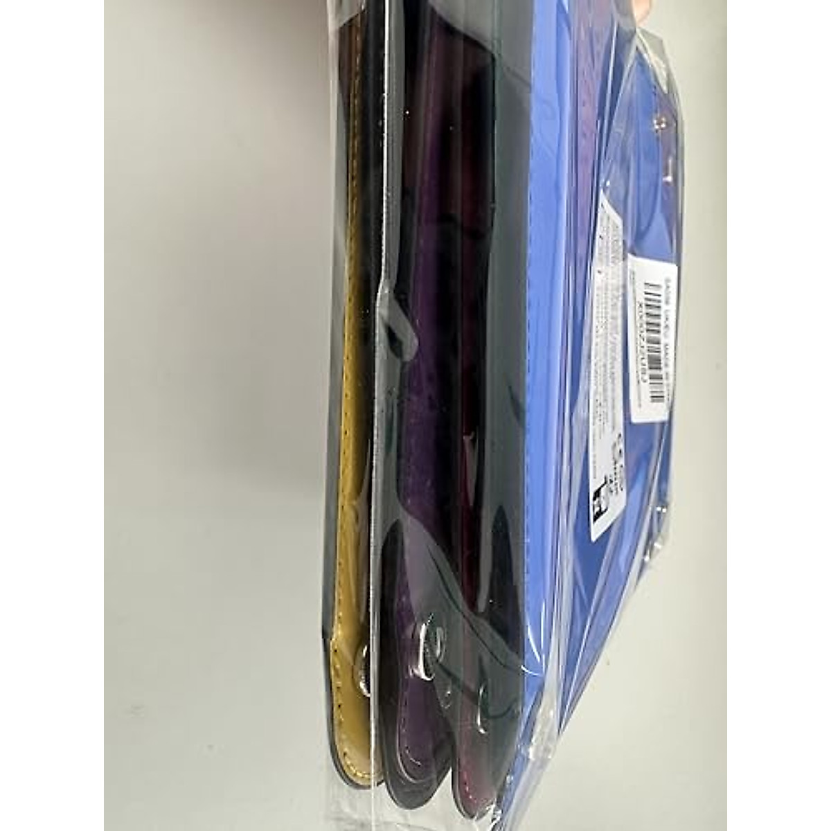 SIQUK 6 Pieces Dice Tray PU Leather Dice Rolling Tray Folding Square Holder for Dice Games, 6 Colors