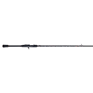Abu Garcia 6’6” Vendetta Casting Fishing Rod, 2-Piece Rod, 12-20lb Line Rating, Medium Heavy Rod Power, Fast Action, 1/4-1 oz. Lure Rating
