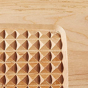 Snow River USA Hardwood Maple Pyramid Cutting Carving Board with Juice Groove 15" x 21" x .75"