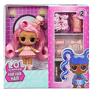 LOL Surprise Hair Dolls, Series 2 with 10 Collectible Doll with Real Hair, Including Stylish Fashion Accessories, Holiday Toy, Great Gift for Kids Girls Boys Ages 4 5 6+ Years Old