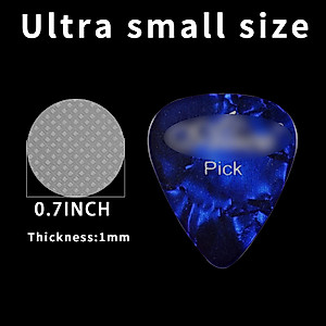 Birllaid Grips for Guitar Picks, Guitar Pick Grips Help You Hold Guitar Picks Tightly, Self Adhesive 30Grips