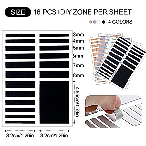 Invisible Ring Sizer Adjuster Ring Spacer Ring Guards Ring Sizer Loose Ring Size Reducer with Ring Gauge Measuring Tool Jewelry Polishing Cloth and Scissors for Man and Woman Rings（53pieces)