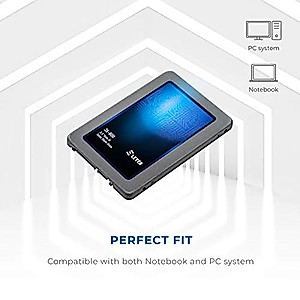 LEVEN JS600 SATA SSD 1TB Internal Solid State Drive, Up to 550MB/s, Compatible with Laptop and PC Desktops