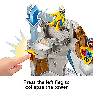 Fisher-Price Imaginext The Lion's Kingdom Castle Medieval-Themed Playset with Figures for Preschool Kids Ages 3 to 8 Years