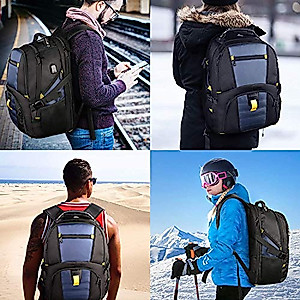 YOREPEK Travel Backpack, Extra Large 50L Laptop Backpacks for Men Women, Water Resistant College Backpack Airline Approved Business Bag with USB Charging Port Fits 17 Inch Computer, Roy Blue