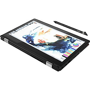 Lenovo ThinkPad L380 Yoga 2-in-1 Laptop, 13.3" FHD Touchscreen, Intel Core i5-8250U, 16GB RAM, 512GB SSD, Fingerprint Reader, Backlit Keyboard, Stylus Pen, Windows 10 Pro (Renewed)