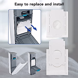 4 Pack Vacuum Dust Bags for Samsung VCA-ADB90/XAA 70+ 75+ 90 Series Cordless Stick Vacuum Replacement Accessories Parts