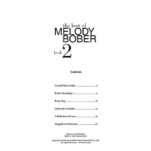 The Best of Melody Bober, Bk 2: Original Piano Compositions