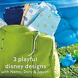Huggies Little Swimmers Disposable Swim Diapers, Size 5-6 (32+ lbs), 17 Ct