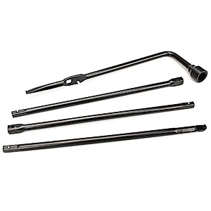 Dr.Roc Spare Tire Tool Kit with Spare Tire Jack Handle and Lug Wrench Spare Tire Kit Compatible with Chevy Silverado Tahoe Avalanche Suburban GMC Sierra Yukon 1999-2019 Cadillac Escalade 2002-2018