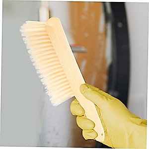 HAWILLOSCH 2pcs Lampshade Cleaning Brush Beige Household Brooms para Limpiar Whisk Car Carpet Brush Dustpan Laundry Scrub Brush Rug Dust Cleaning Brush Sweeper Soft Broom Brushes Hand Wooden