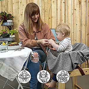 Boppy Compact Shopping Cart Cover, Antibacterial Treated, Gray Heathered with Storage Pouch, Easy-on Stretch Fabric for Single and Wide Shopping Carts, Highchairs and Playground Swings, 6-48 Months