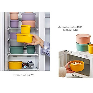 Mini Silicone Bowl Silicone Cup with Lids for Dessert,Fruit,Snack,Candy,Coffee,Small Silicone Bento Box Microwave Freezer Safe Portable Food Storage Container(grey)