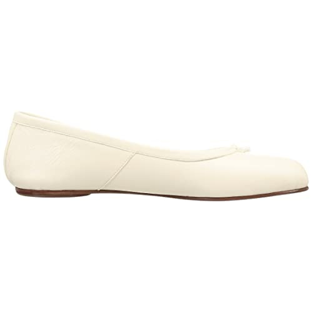 Maison Margiela S58WZ0042-P3753 Tabi Women's Ballet Shoes, White, US Men's Size 5.5 (23.5 cm)