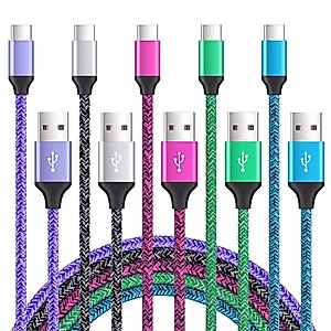 Type C Charger Fast Charging USB C Cable Samsung Fast Charger Type C Android Cords 6FT for Samsung S25 S24 S23 S22 S21 S20 FE S10 S9 A16 A25 A35 A54 5G A14 A53 A13 A23 A03S A12 A32 A42 A52 A51 A71