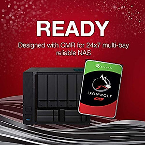 Seagate IronWolf 8TB NAS Internal Hard Drive HDD – 3.5 Inch SATA 6Gb/s 7200 RPM 256MB Cache for RAID Network Attached Storage – Frustration Free Packaging (ST8000VNZ04/N004)