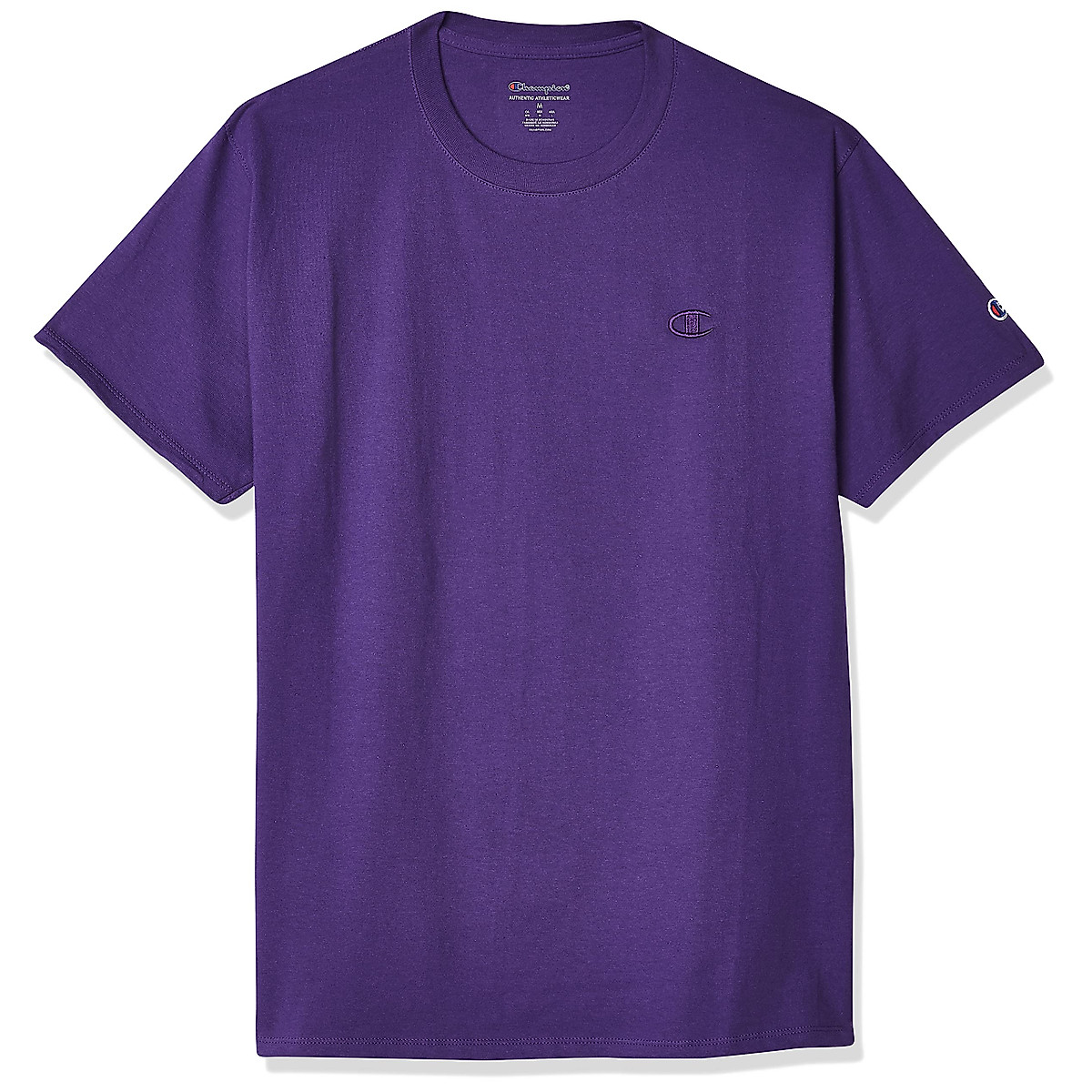 Champion Mens Classic T-shirt, Everyday Tee For Men, Comfortable Soft (Reg. Or Big & Tall), Purple Pr, Small US