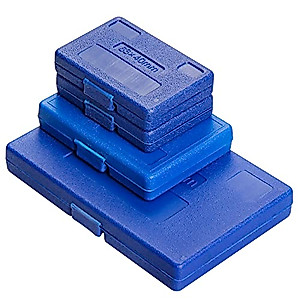 Boomgood Machinist Square Set Engineer Precision Mini Wide Base 90 Degree Right Angle Ruler Hardened Steel 4 Pieces, Silver (BG-0326)