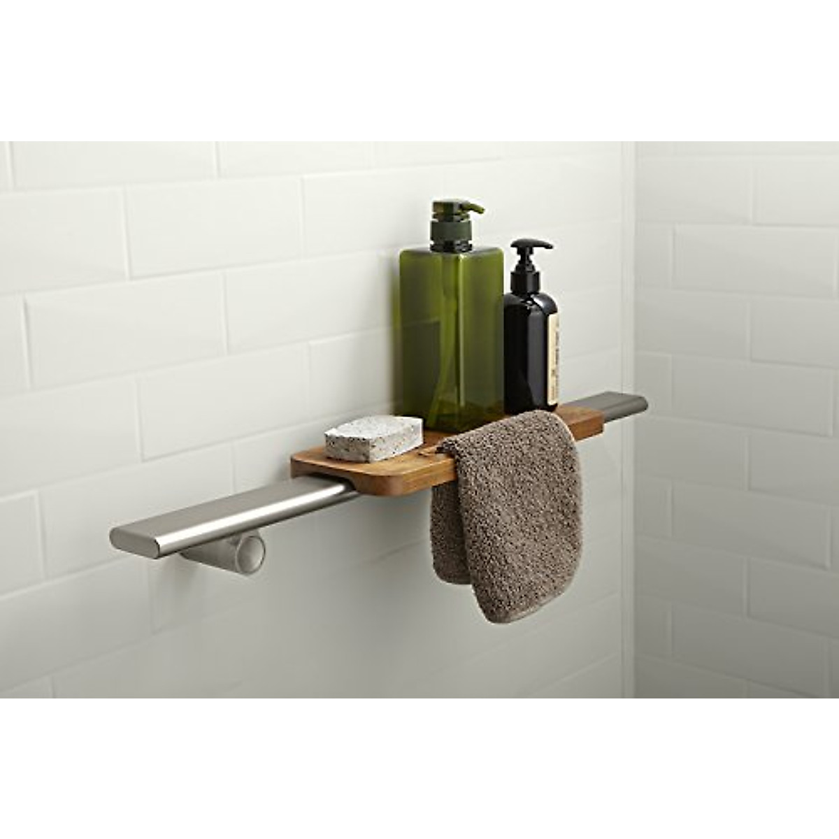 KOHLER K-97625-BNK Choreograph Shower Bar, Anodized Brushed Nickel