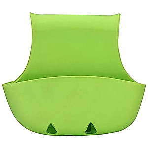 1PC Holder Kitchen Double Sink Caddy Saddle Style Storage Sponge Rack Tool (Green) Deft and Professional, as shown