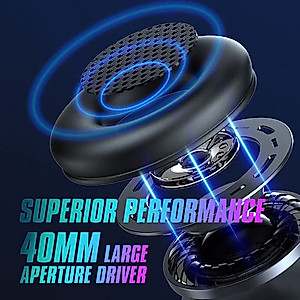 MIDOLA Gaming Wired AUX 3.5mm Cat Ear Headphone Over Ear LED Light Fit Adult & Kids Girl Boy Foldable Stereo Headset Earmuffs with Mic for PC PS4 Game Cellphone Laptop Pad Pink