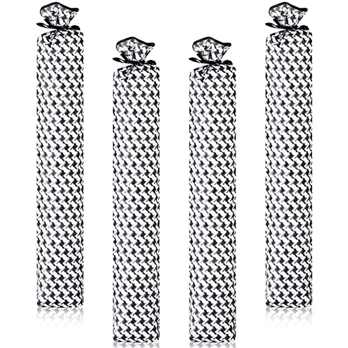 BBTO 4 Pcs Jumbo Rug Storage Bag Protection Carpet Bag 10.5 x 86 Inch Large Moving Rolled Rug Bag with Nylon Drawstring for Indoor Outdoor Carpet Storage Moving Packing Shipping()