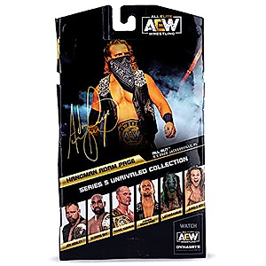 All Elite Wrestling Unrivaled Collection Hangman Adam Page - 6.5-Inch AEW Action Figure - Series 5