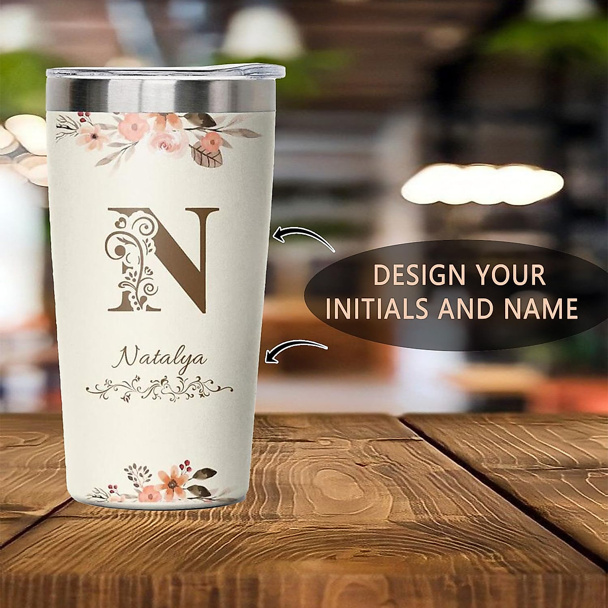 GIfts for Mom from Daughter Son Husband Personalized Tumbler for Christmas Birthday Valentine Mothers Day Custom Insulated Stainless Steel Tumblers