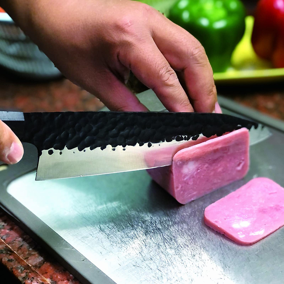 TenSteed Chef Knife Japanese Gyuto Chef Knife,Professional Hand Forged Kitchen Chef Knife, 5 Layers 9CR18MOV High Carbon Meat Sushi Knife with Sandalwoods Handle & Gift Box (8 inch)