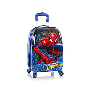Marvel Spiderman Hardside Spinner Luggage for Kids - 18 Inch (Spider-Man)