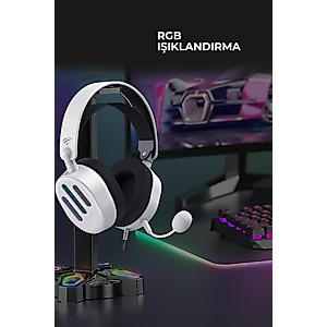 havit Gaming Headphones H2038U RGB (White)