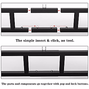 MASTERCANOPY Tool Free Patio Gazebo Screw Free Easy Installation Outdoor Garden Gazebo with Netting Walls (11x11,Dark Brown)