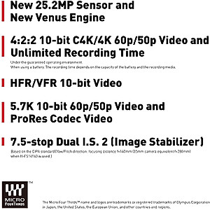 Panasonic Lumix GH6 Mirrorless Camera with 12-60mm f/2.8-4 Lens & Advanced Accessory and Travel Bundle | DC-GH6LK | Extended 3 Years Panasonic Warranty