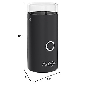 Mr. Coffee Simple Grind 14 Cup Coffee Grinder, Black