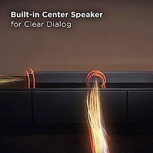 TCL 5.1ch Sound Bar with Wireless Subwoofer (Q6510, 2023 Model), Dolby Audio, DTS Virtual:X, 430W, Built-in Center Channel Speaker, 2 Rear Surround Sound Speakers, Wall Mount/HDMI Cable Included,Black