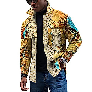 GIANTHONG Jackets Fishing Jacket Cotton Jacket Cropped Sweater Mens Ski Jacket Mens Jacket Vintage Windbreaker Blazers for Men Casual Mens Cardigan Sweater Blank Hoodies(White,X-Large)