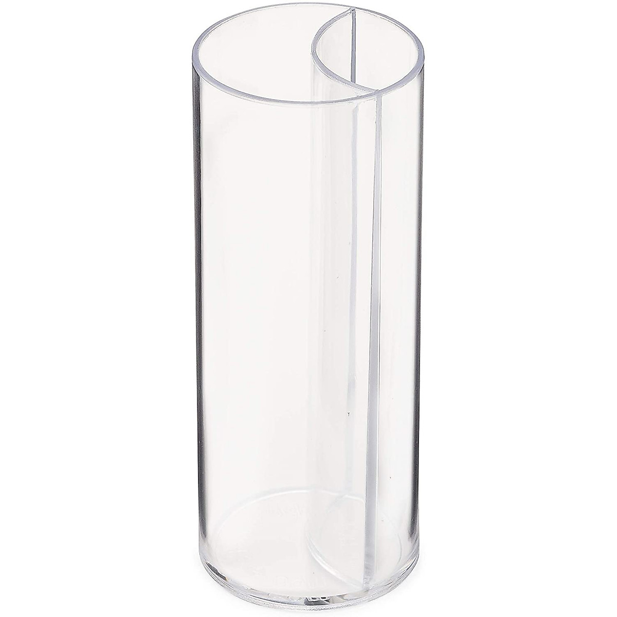 Split Shooters Divided Test Tube Plastic Shot Glasses – Clear Plastic Jager Bomb Chaser Shot Glass Glasses Cups – Fun Unique Glasses for Events Birthday Bachelor Bachelorette Parties - Set of 48