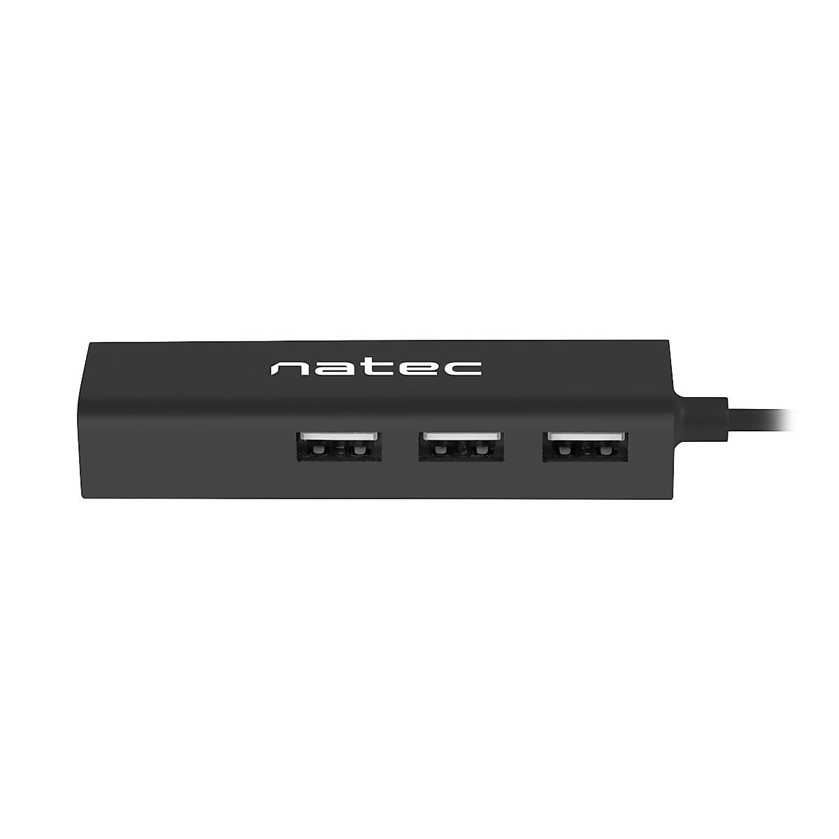 Natec Butterfly NHU-1451 HUB (3 x USB 2.0, Black)