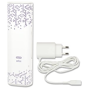 Oral-B Genius Series Travel Toothbrush Kit with Charging Function for 1 Handpiece and 2 Toothbrush Heads | Set Includes Travel Case and US-Charging Cable (Orchid Lila)