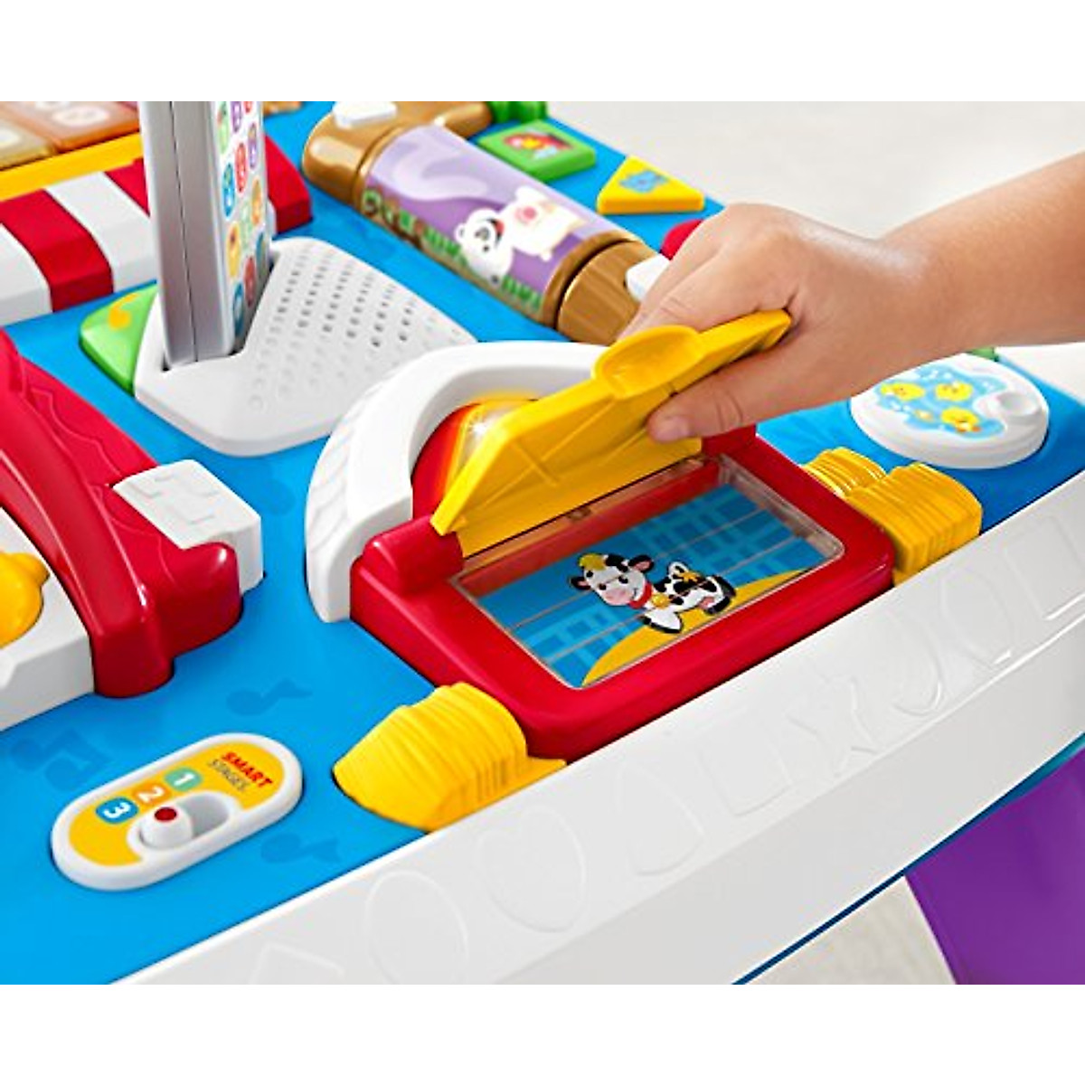 Fisher-Price Baby to Toddler Toy Laugh & Learn Around the Town Learning Activity Table with Music & Lights for Infants Ages 6+ Months​ (Amazon Exclusive)