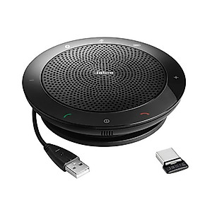 Jabra Speak 510+ UC Wireless Bluetooth/USB Speaker for Softphone and Mobile Phone