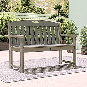 Trex Outdoor Furniture TXB48SS Yacht Club 48" Bench, Stepping Stone