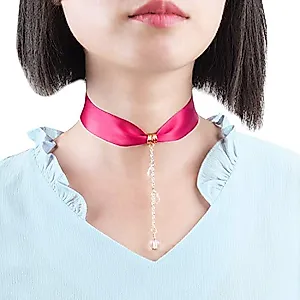 Livder Double Face Satin Ribbon Roll, 1 inch Wide 50 Yard Length (Hot Pink)