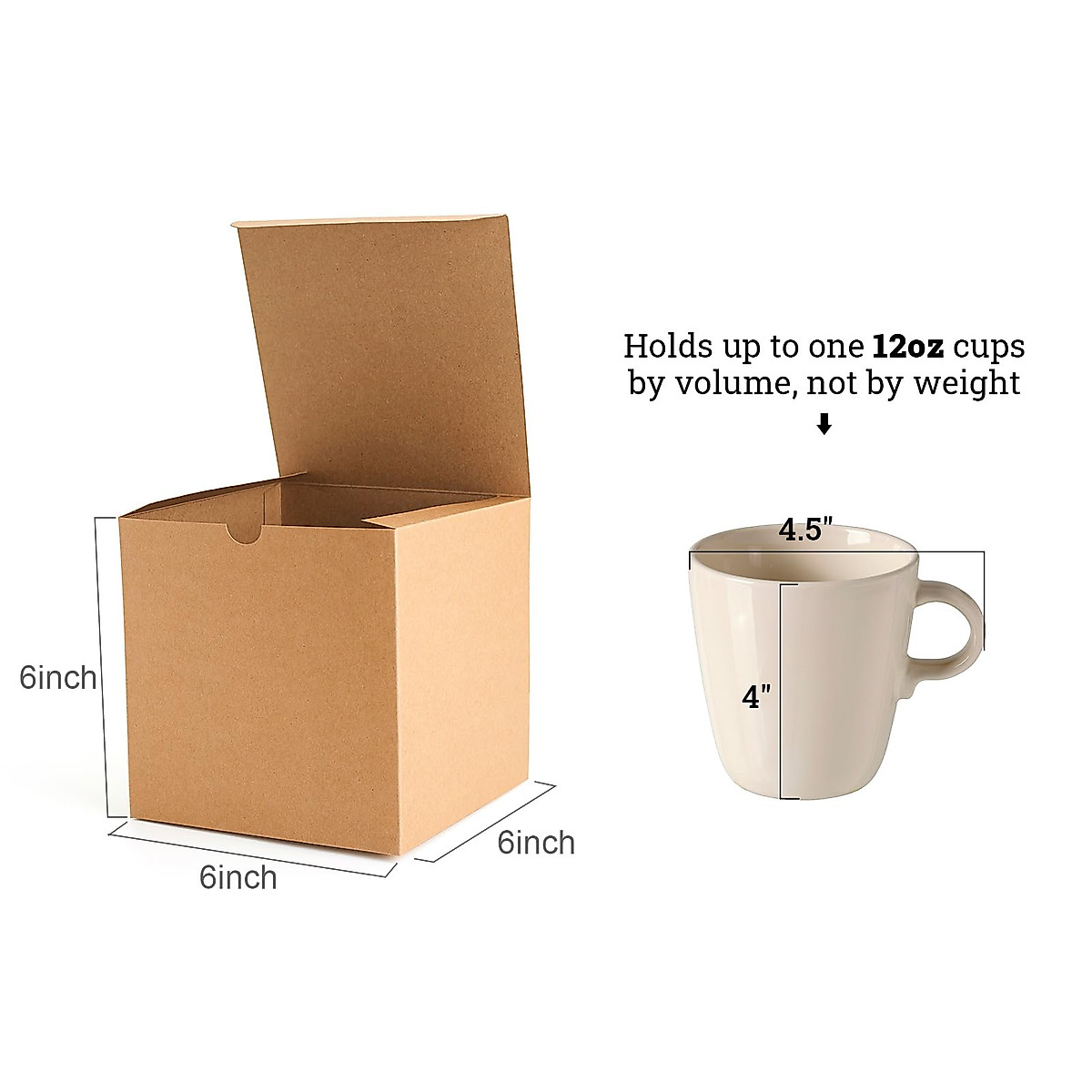 MESHA Kraft Gift Box 9x4.5x4.5 Inch Gift Boxes with Lids, Gift Box for Bridesmaid Proposal, Groomsmen Proposal, Birthday Gift, Christmas Presents, Party Favor, Wedding Favor, 10 Pack