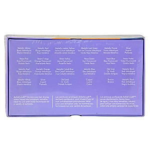 MICHAELS Metallic & Neon Acrylic Paint Set By Artist's Loft™