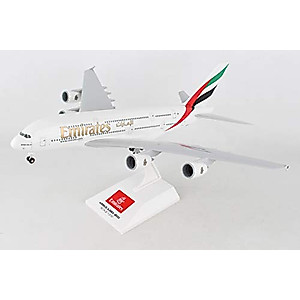 Daron Skymarks Emirates A380-800 Airplane Model Building Kit with Gear, 1/200-Scale
