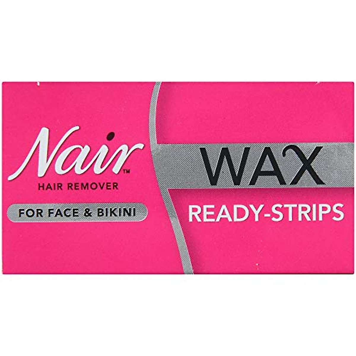 Nair Hair Remover Wax Ready-Strips for Face & Bikini, 40 CT