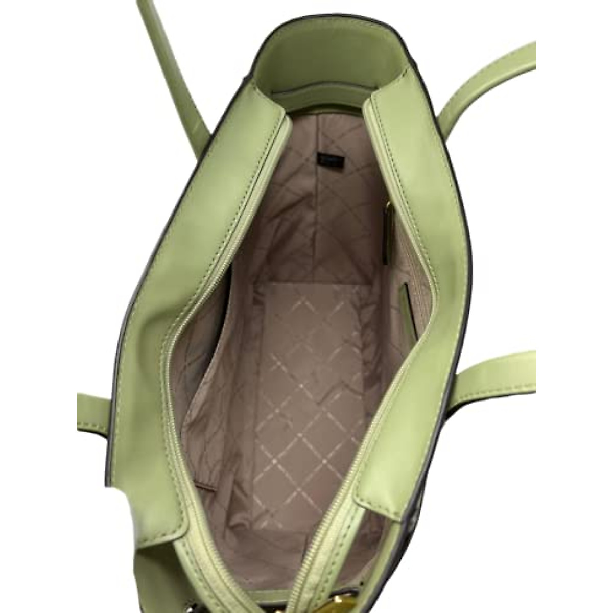 Michael Kors Carmen Large Leather NS Tote Shoulder Handbag (Light Sage)