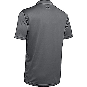 Under Armour Men's Tech Golf Polo , Graphite (040)/Black , Small
