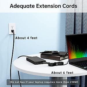 230W AC Charger for Lenovo Legion 5 7 5P C7 S7 Y540 Y545 Y740 Y730 Y900 Y910 Y920 Y7000 4X20E75111 GX20L29347 ADL230NDC3A ADL230NLC3A ADL230SDC3A